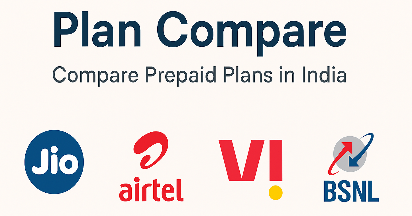 Plan Compare - Compare Prepaid Plans in India